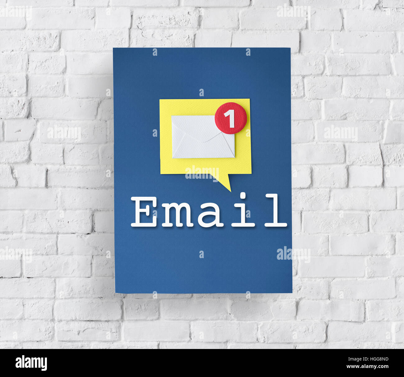 Email Conversation New Message Concept Stock Photo - Alamy
