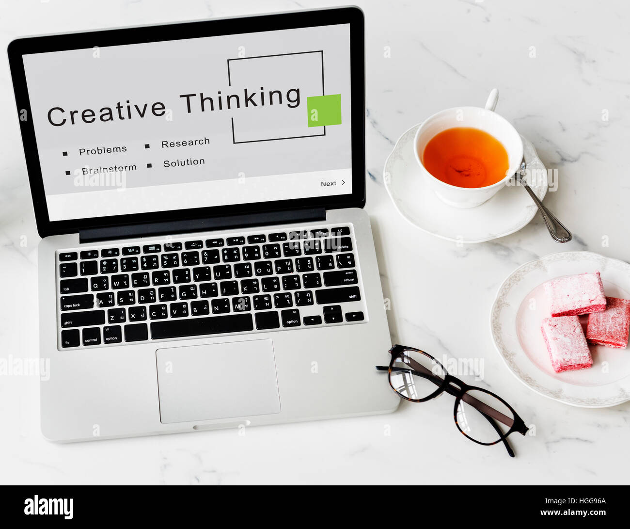 Creative Thinking Startup Strategy Goals Concept Stock Photo - Alamy