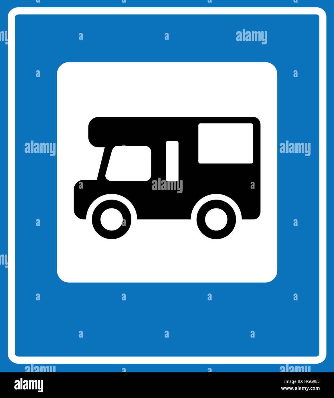 Vintage campsite sign Stock Vector Images - Alamy