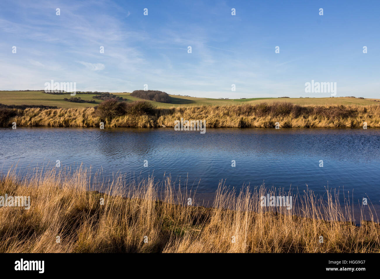 Cuckmere River in the South Downs National Park Stock Photo - Alamy