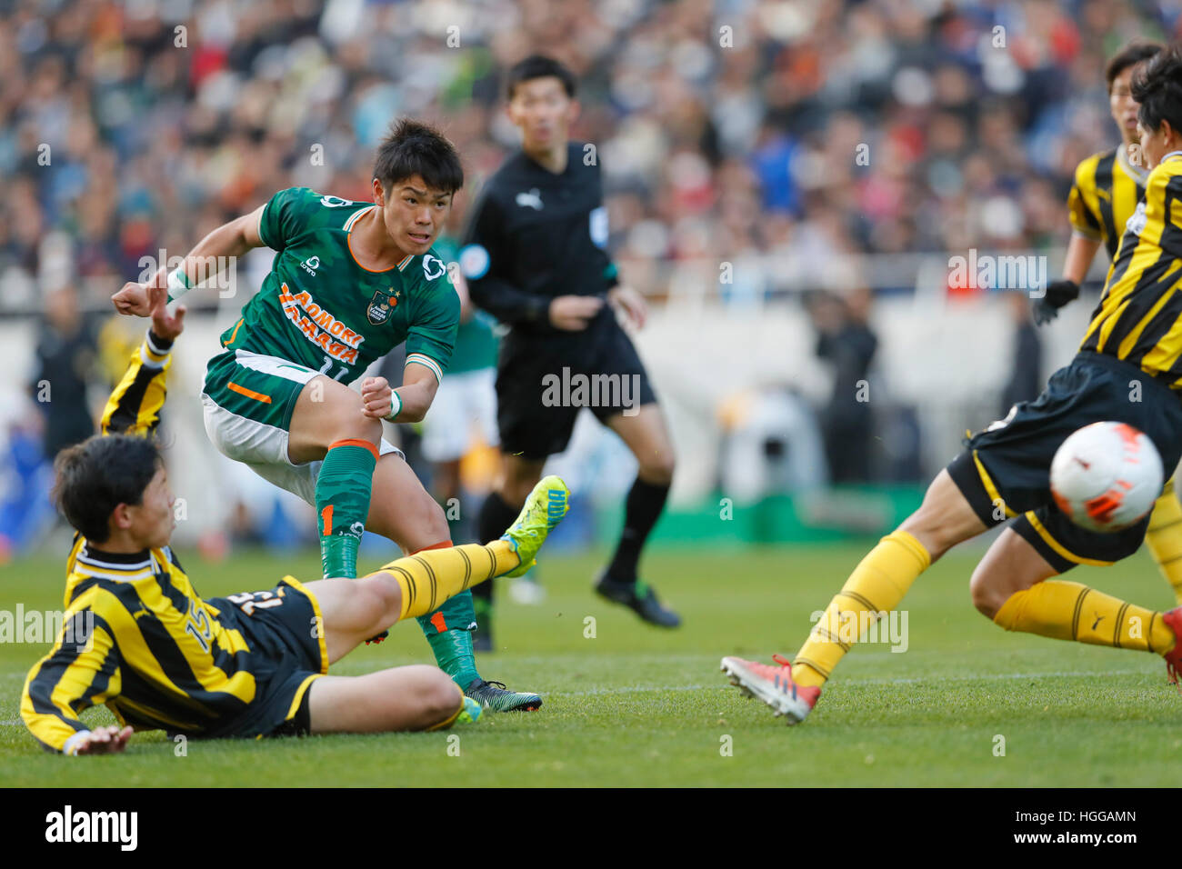 Saitama, Japan. 9th Jan, 2017. Akito Narumi () Football/Soccer : 95th ...