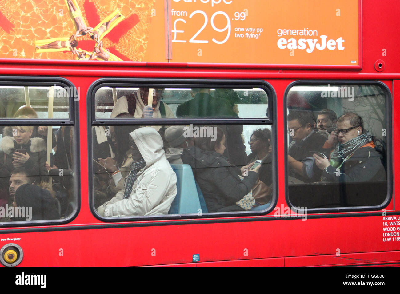 Overcrowded bus uk hi-res stock photography and images - Alamy