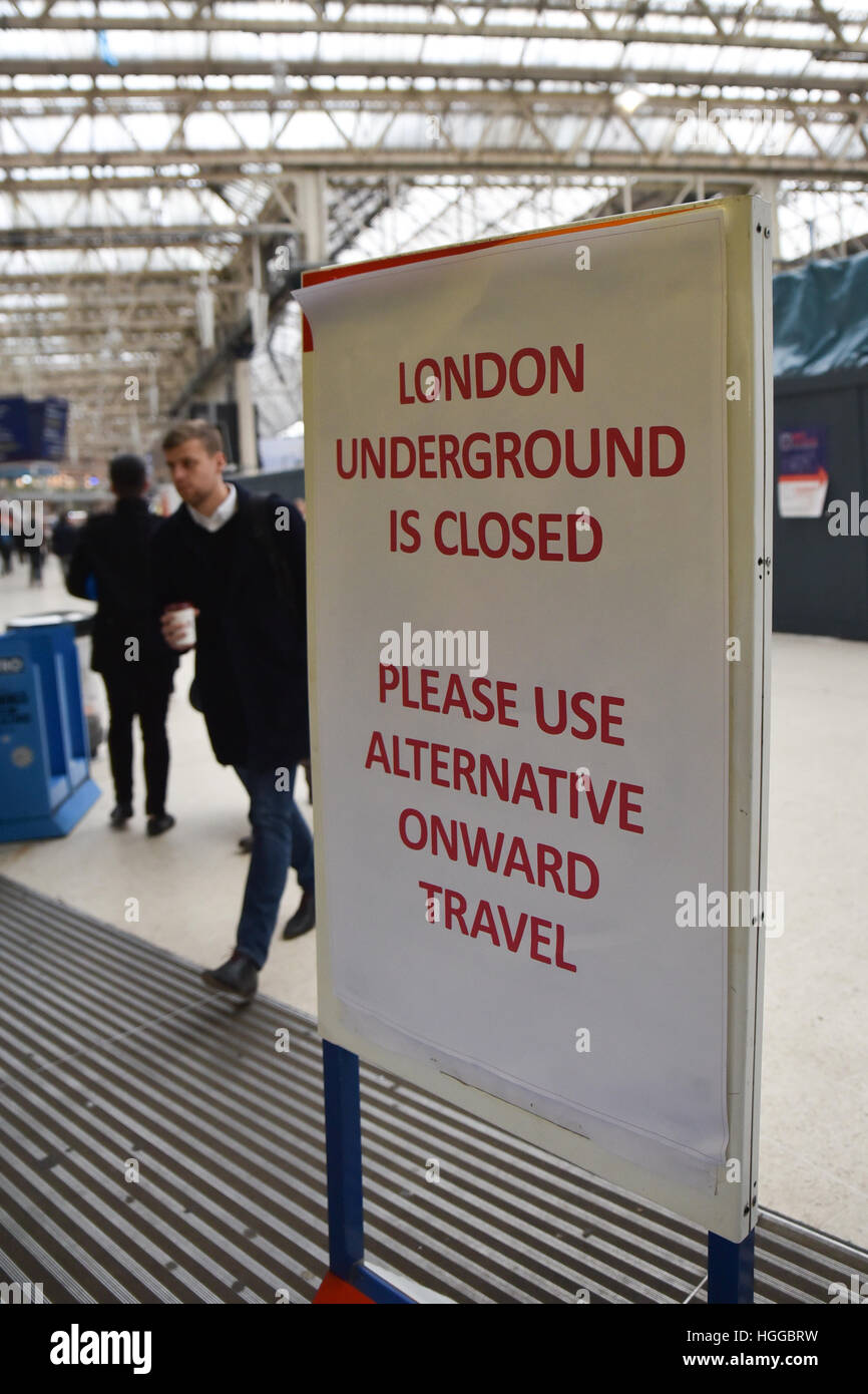 Tfl Underground Sign Waterloo London High Resolution Stock Photography ...