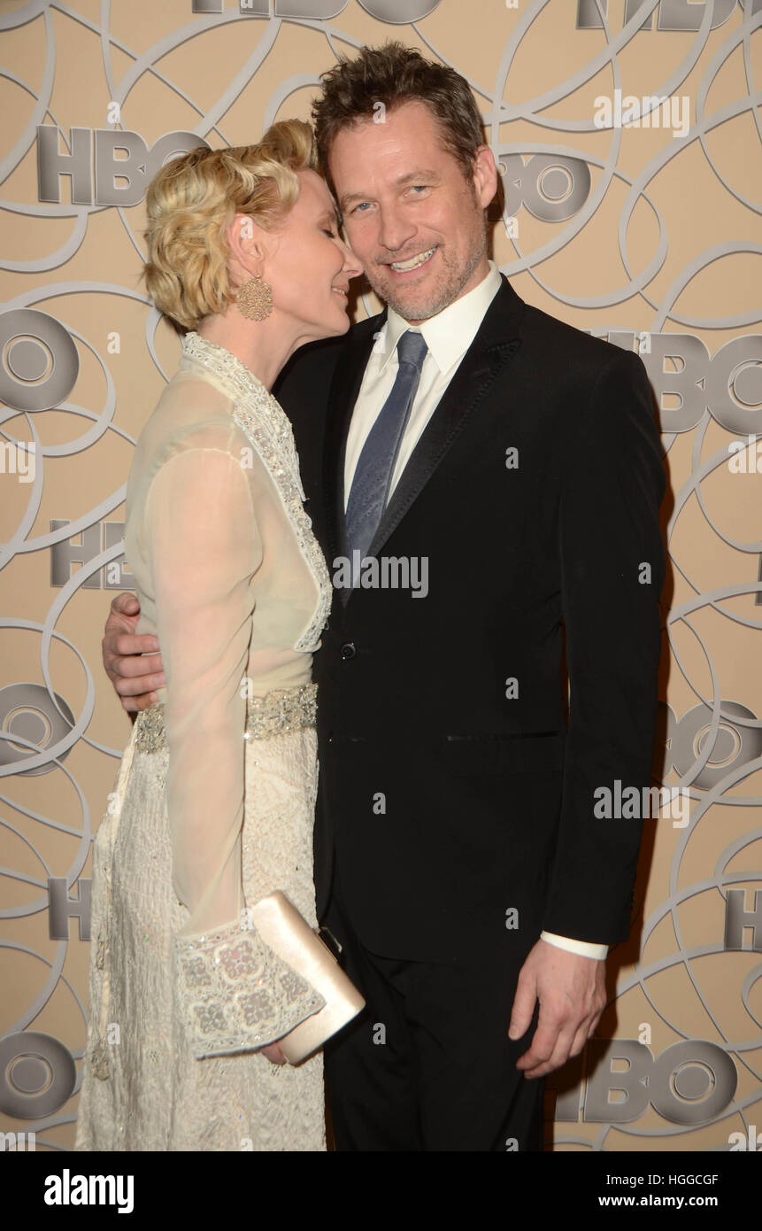 LOS ANGELES, CA - JANUARY 08: Anne Heche, James Tupper at HBO's ...