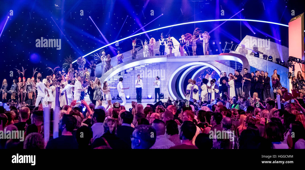 Berlin, Germany. 7th Jan, 2017. Grand finale of the TV Show "Hit ...