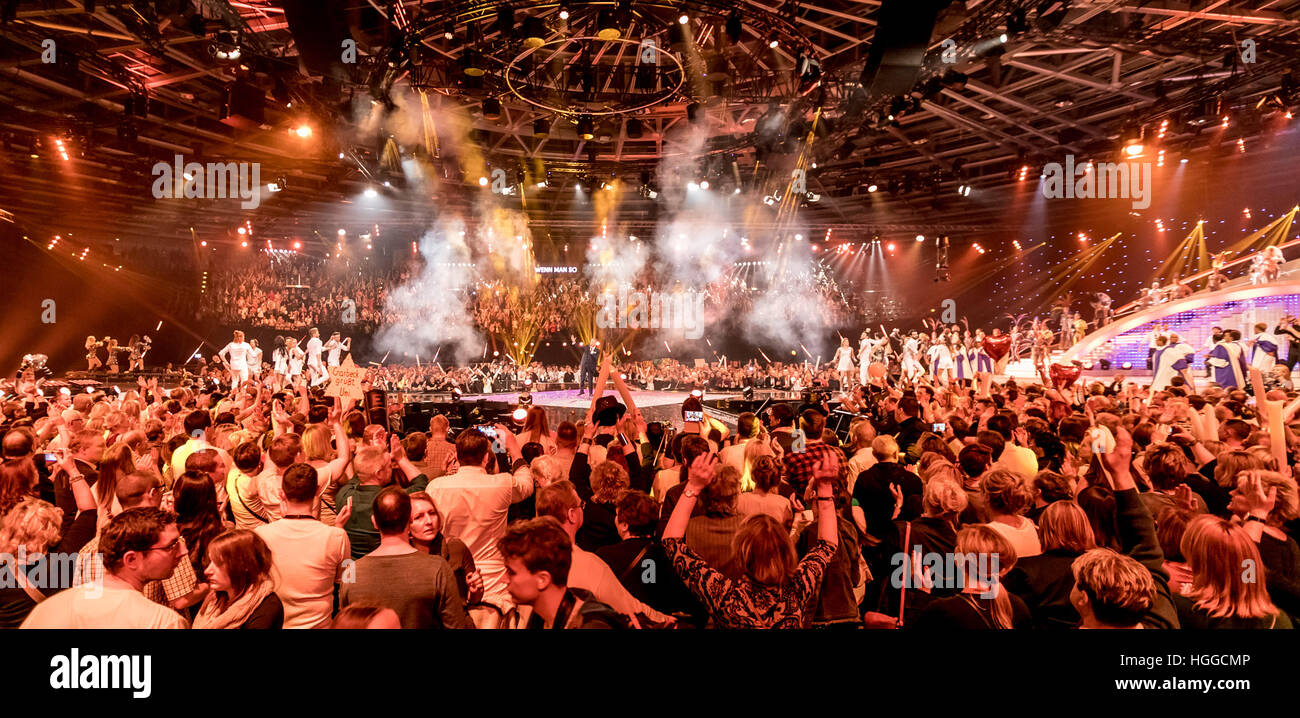 Berlin, Germany. 7th Jan, 2017. The grand finale of TV-Show "Hit ...