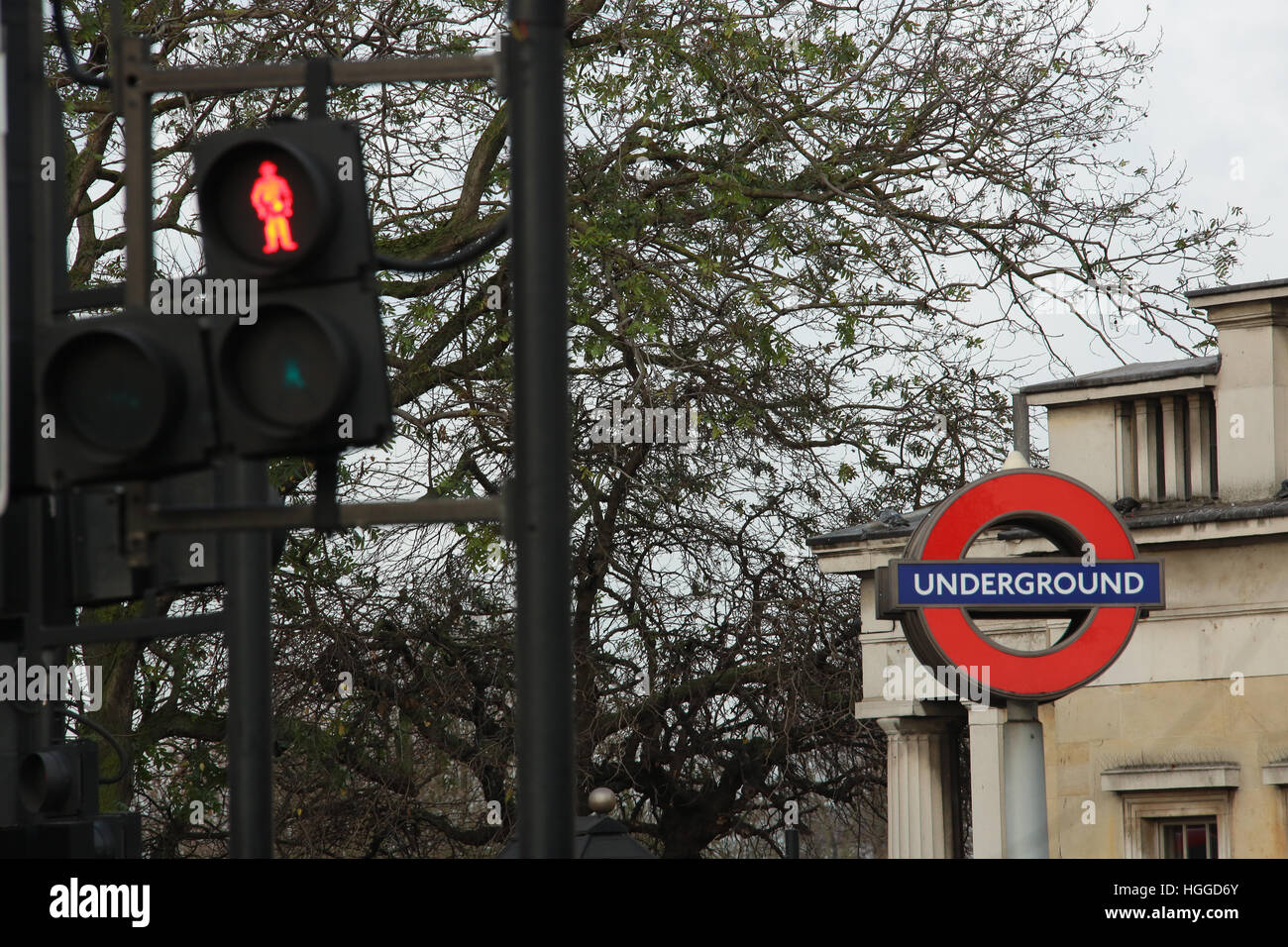 London, UK. 9th January, 2017. Traffic signals during the strike on the ...