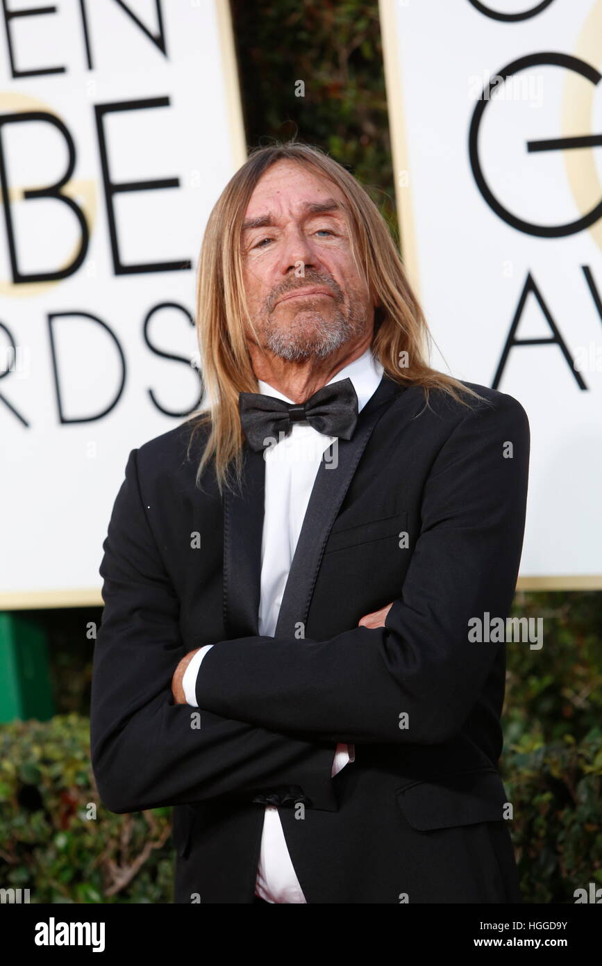Beverly Hills, Us. 08th Jan, 2017. Iggy Pop arrives at the 74th Annual ...