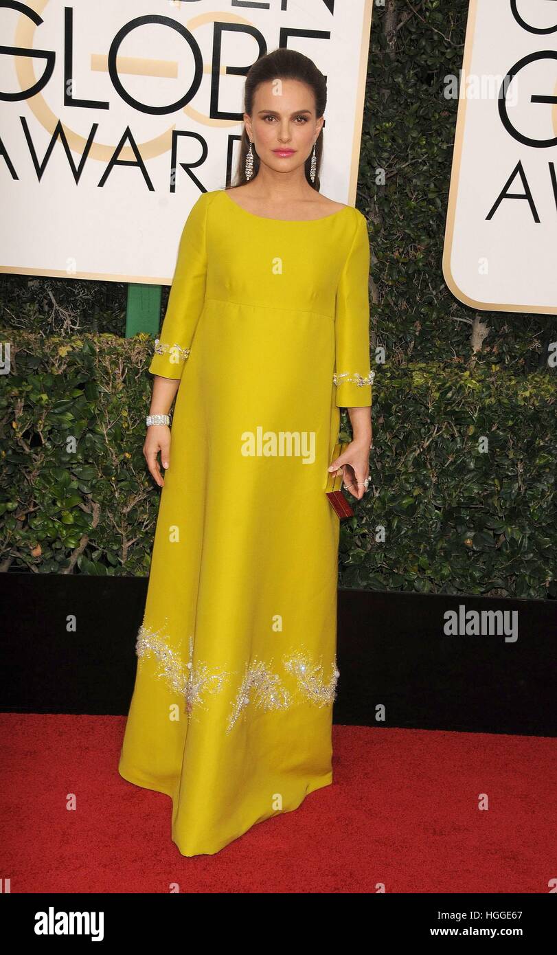 Beverly Hills, CA. 8th Jan, 2017. Natalie Portman at arrivals for 74th ...