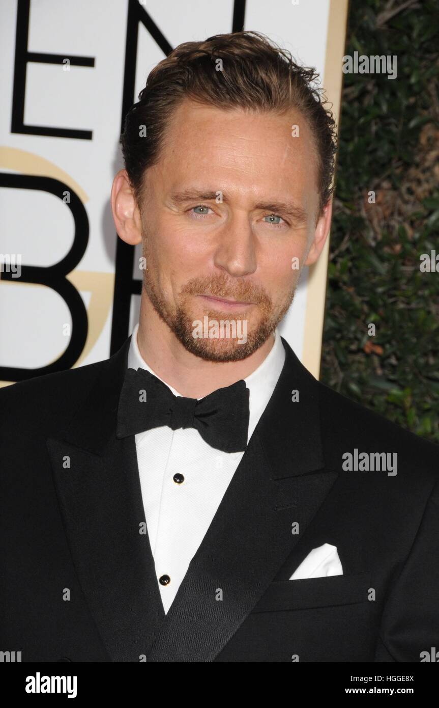 Beverly Hills, CA. 8th Jan, 2017. Tom Hiddleston at arrivals for 74th ...