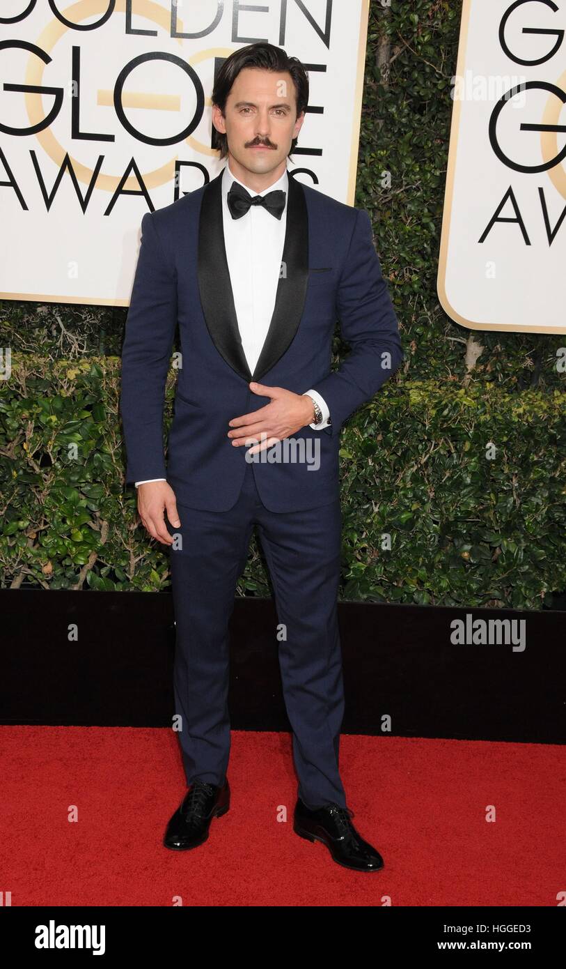 Beverly Hills, CA. 8th Jan, 2017. Milo Ventimiglia at arrivals for 74th ...