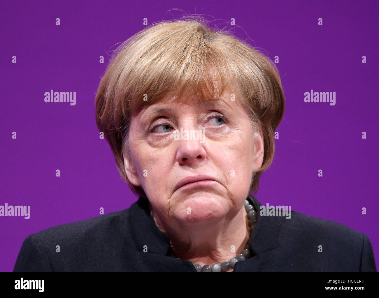 Cologne, Germany. 9th Jan, 2017. German Chancellor Angela Merkel (CDU ...