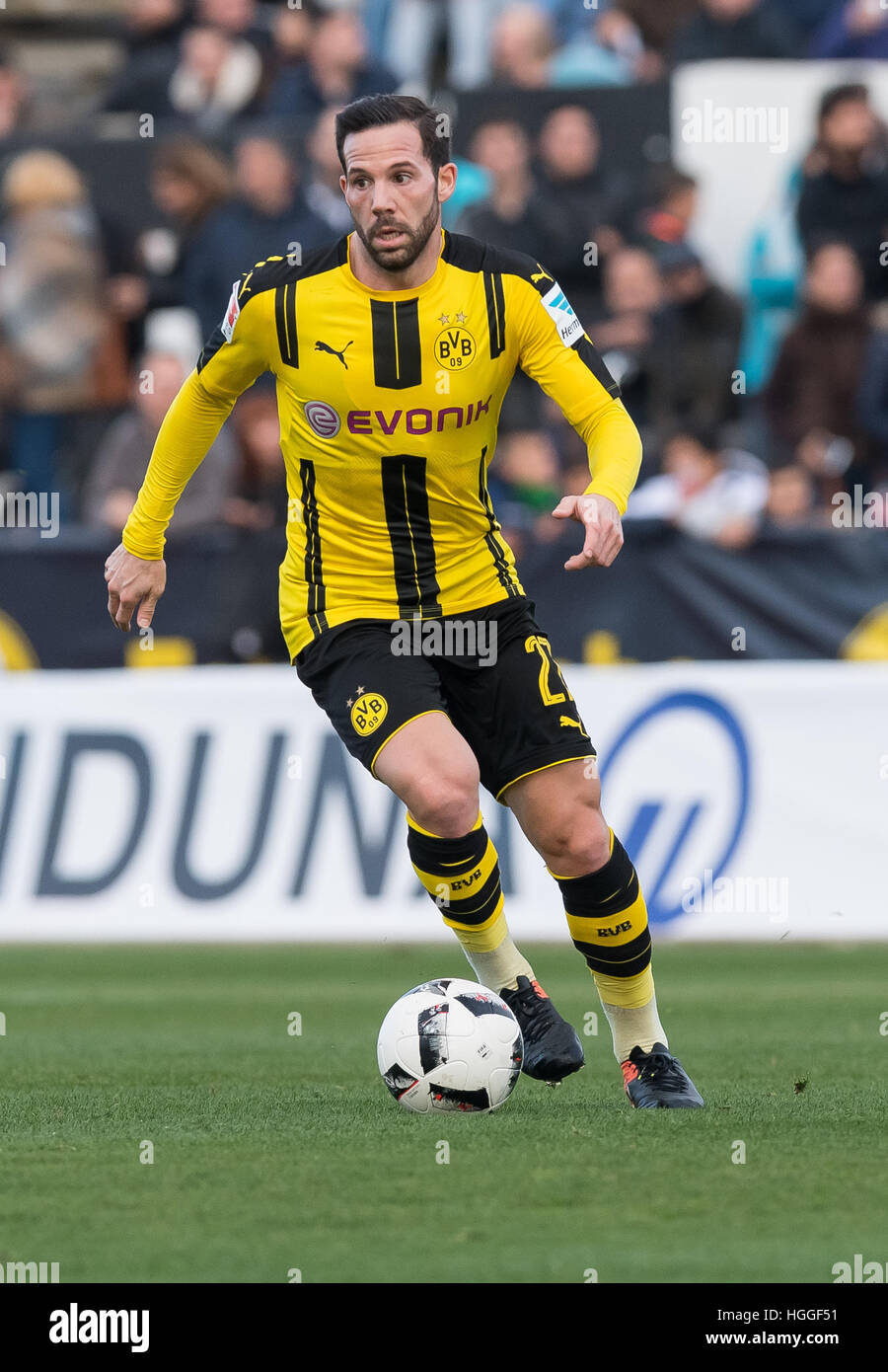 Dortmund's Gonzalo Castro in action during the soccer test match ...