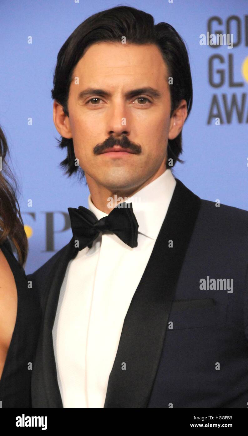 Beverly Hills, CA. 8th Jan, 2017. Milo Ventimiglia in the press room ...