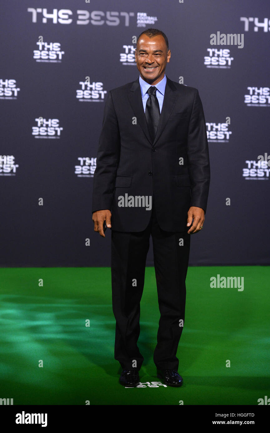 Zurich, Switzerland. 9th Jan, 2017. Former Brazilian soccer player Cafu ...