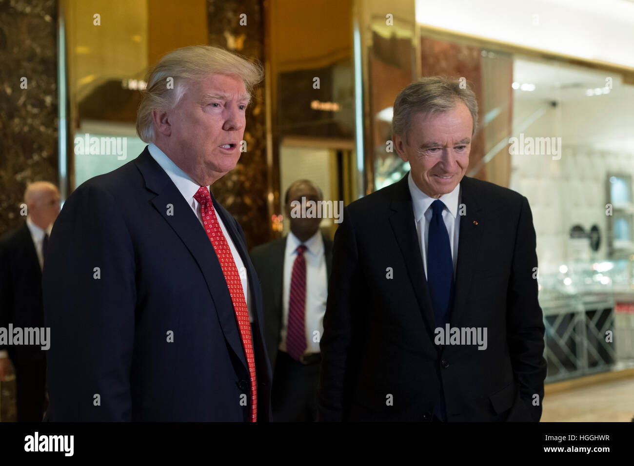 New York, USA. 9th January, 2017. Following their meeting President ...