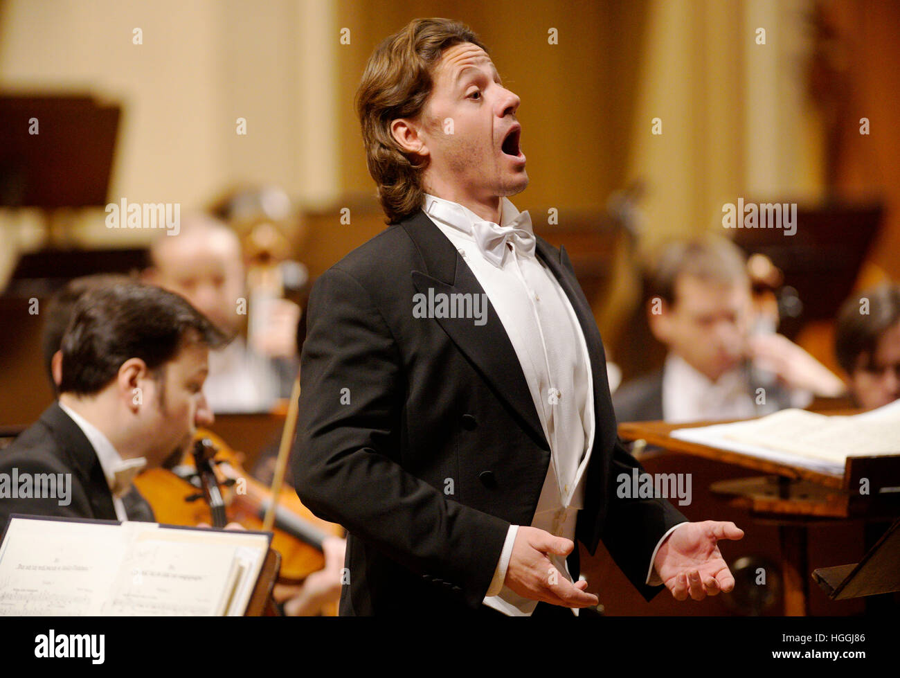Prague, Czech Republic. 09th Jan, 2017. Austrian baritone Markus Werba ...