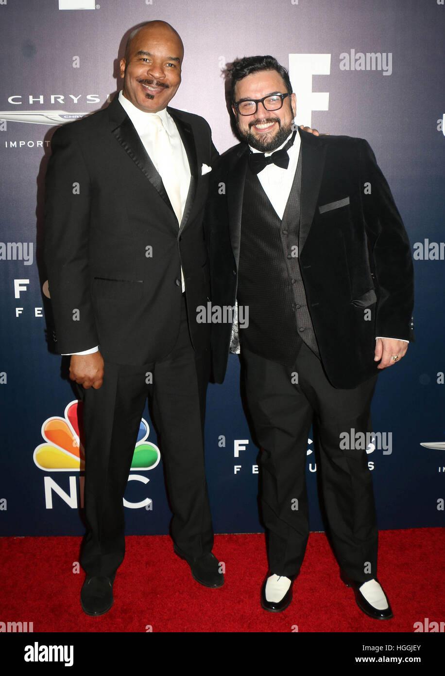 Beverly Hills, USA. 8th Jan, 2017. David Alan Grier, Horatio Sanz ...
