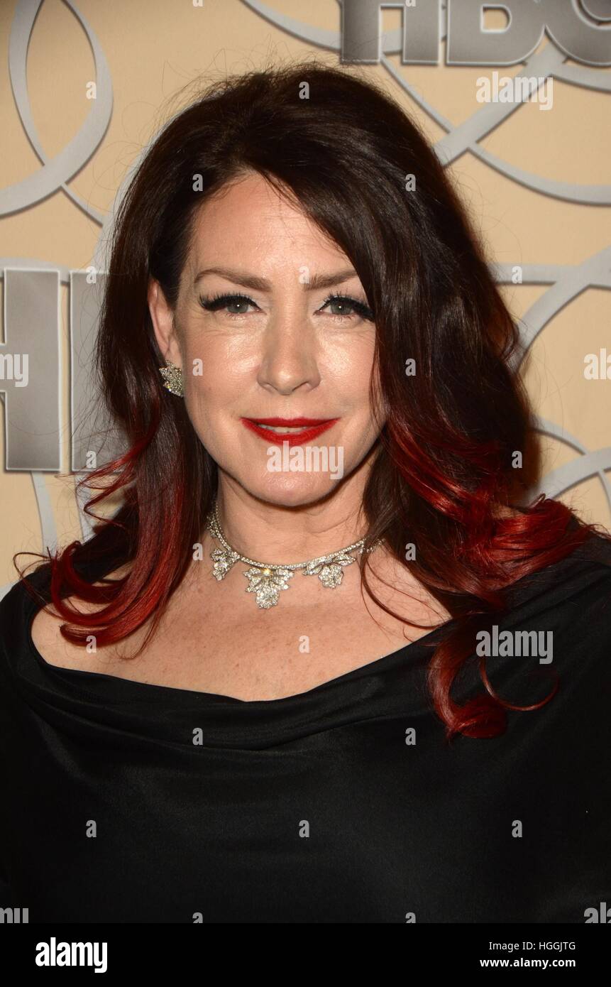 Beverly Hills, USA. 8th Jan, 2017. Joely Fisher at the HBO Golden ...