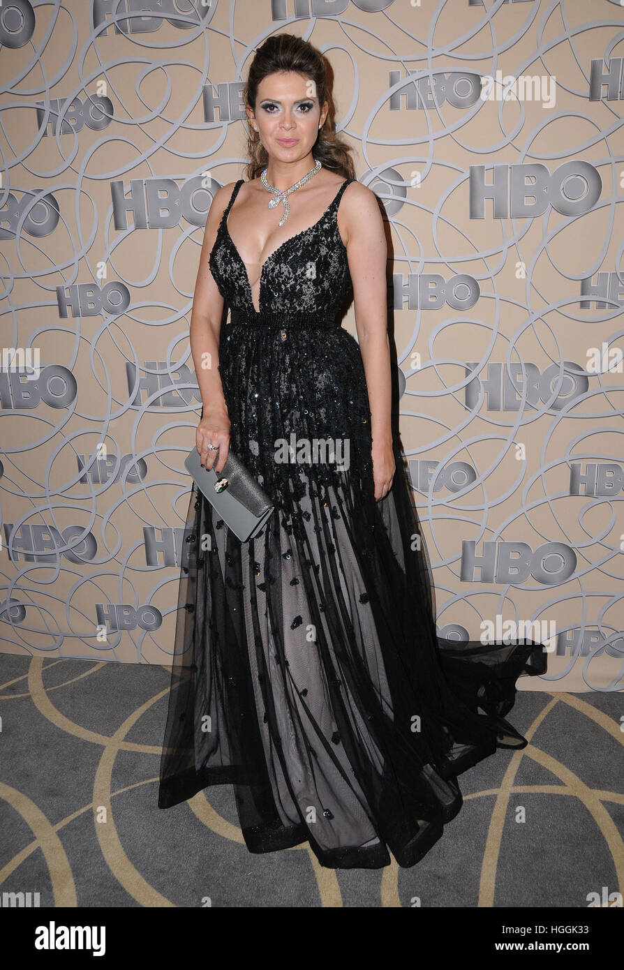 Beverly Hills, USA. 8th Jan, 2017. Carly Steele at HBO's Official 2017 ...