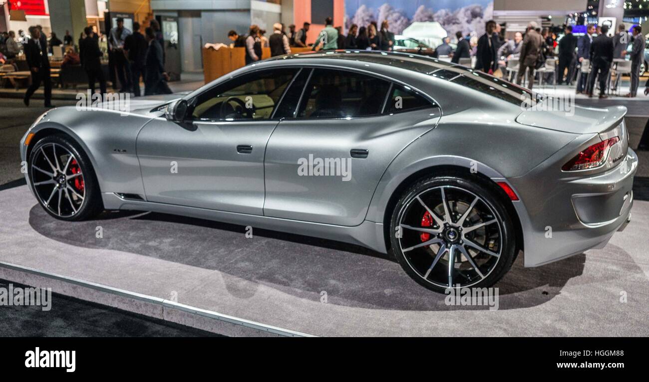 Detroit, USA. 9th Jan, 2017. The DESTINO by VLF AUTOMOTIVE dazzles at ...