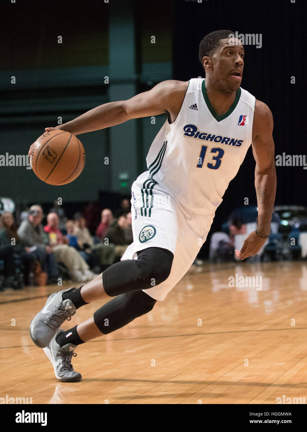 Reno, USA. 9th Jan, 2017. Reno Bighorn Guard LAMAR PATTERSON (13 ...