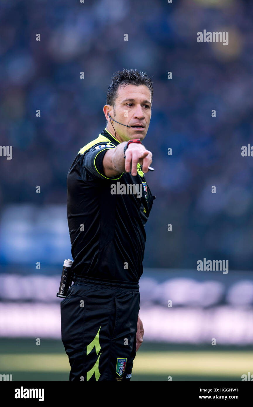 Daniele Doveri (Referee), JANUARY 8, 2016 - Football / Soccer : Italian ...