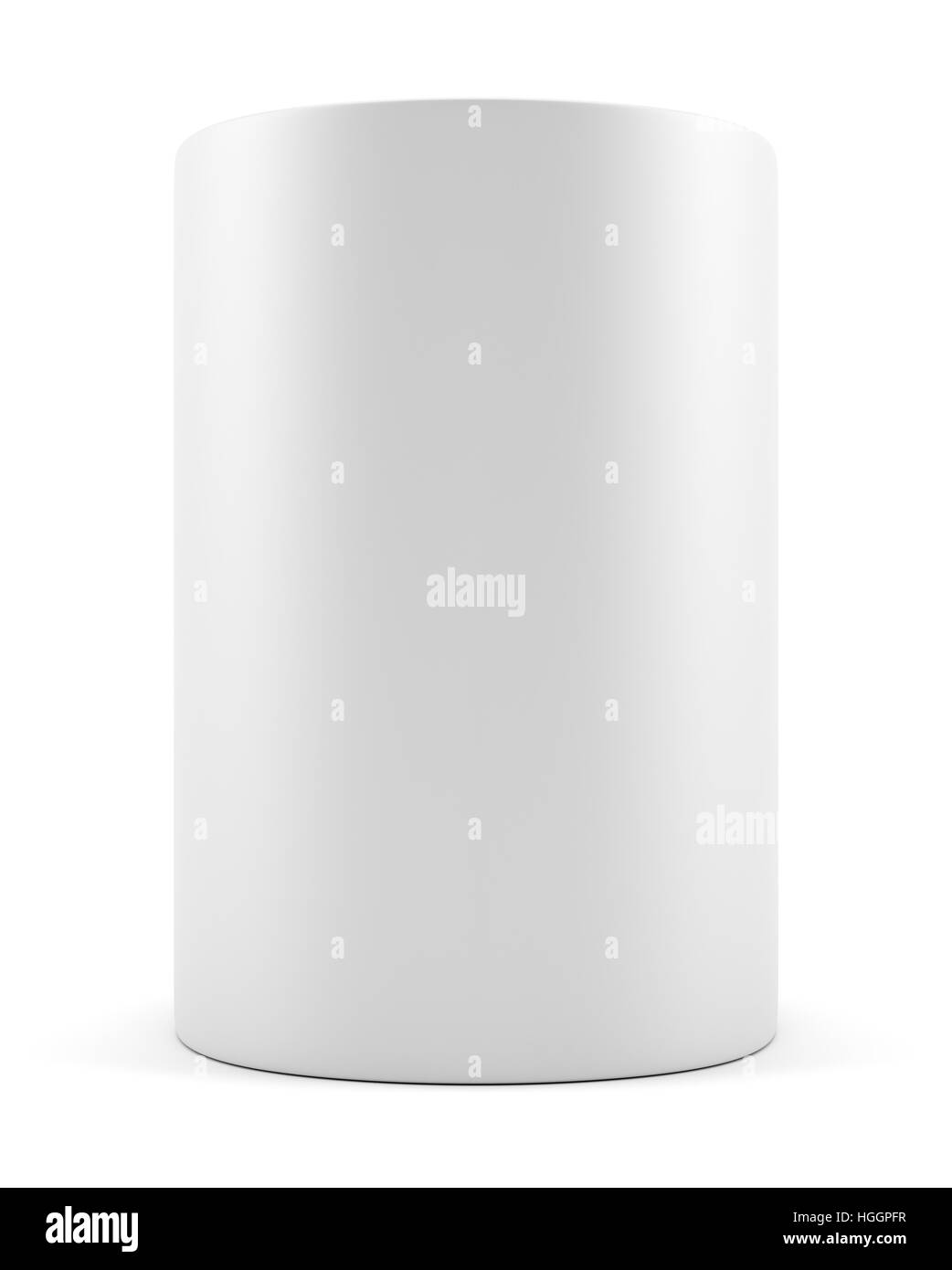 Blank advertising cylinder Stock Photo - Alamy