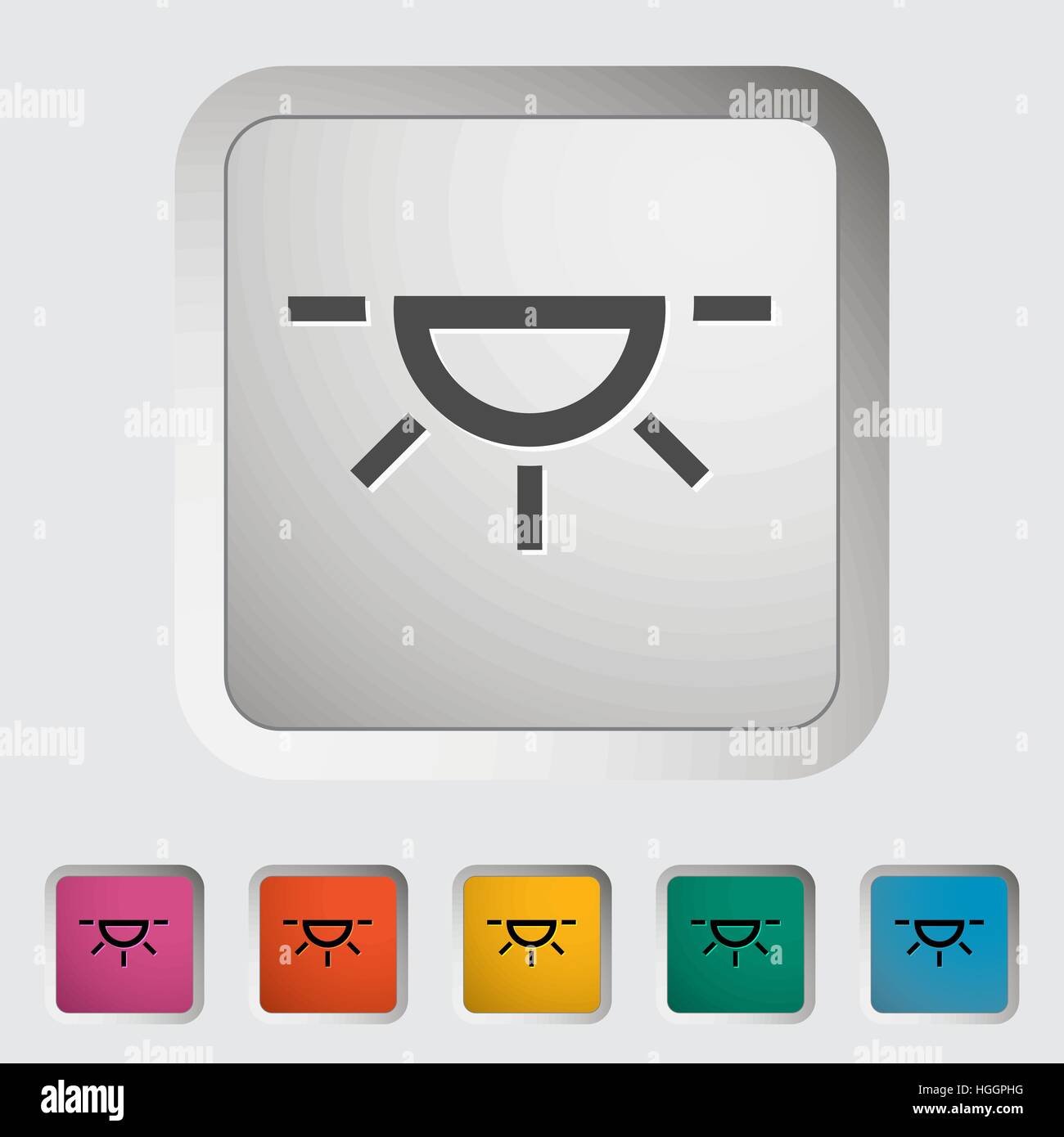 Xenon car lamp icon. Vector illustration Stock Vector Image & Art - Alamy