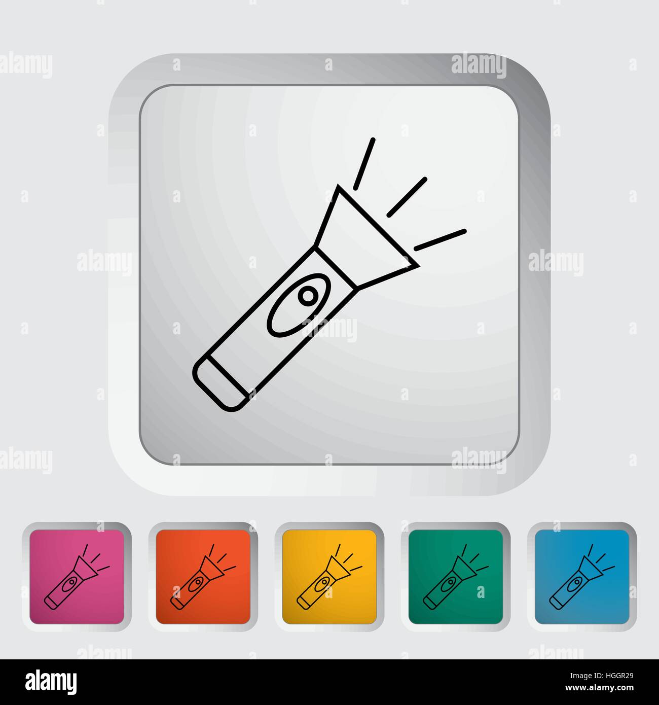 Light painting flashlight Stock Vector Images - Alamy