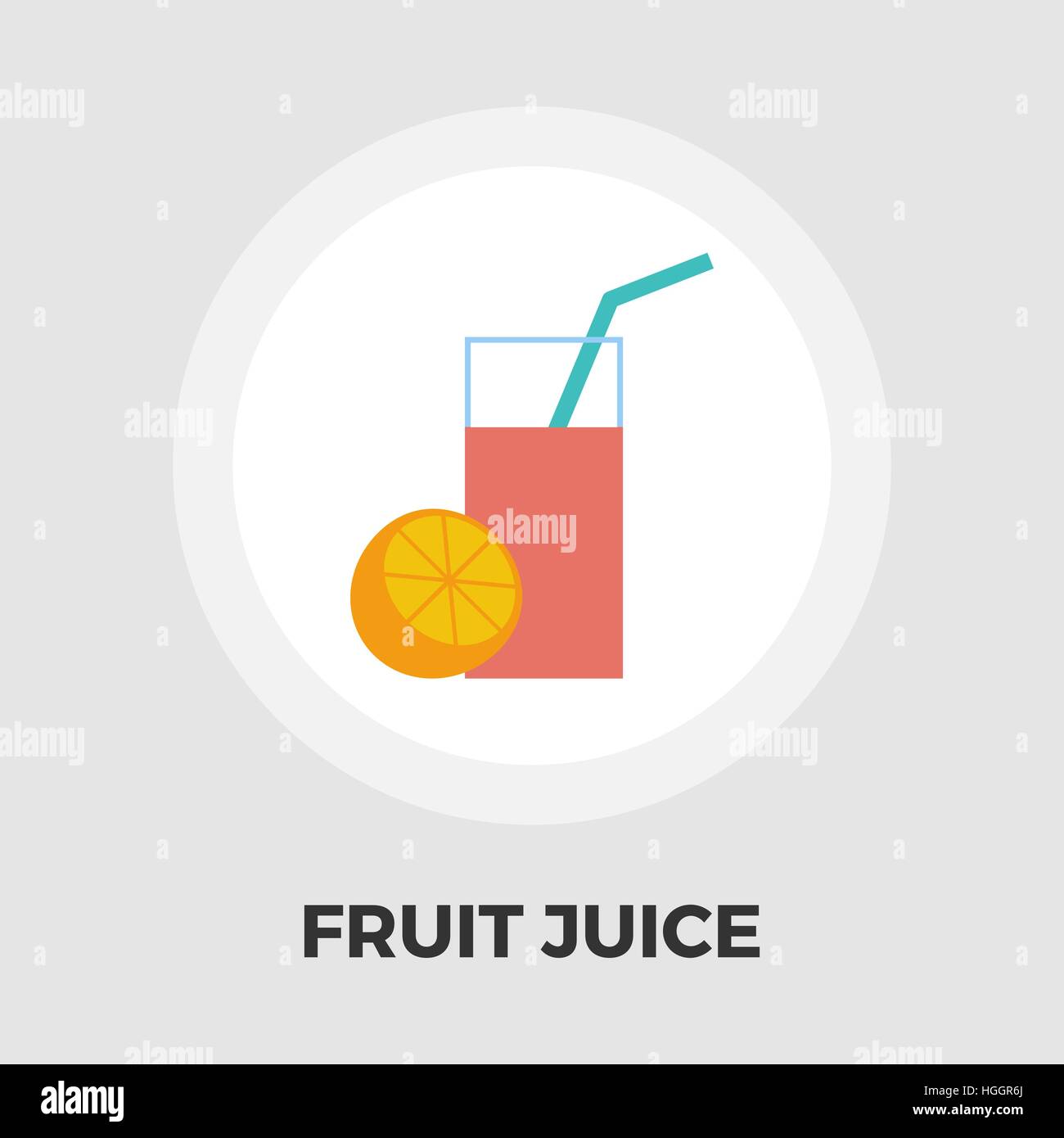 Fruit juice icon vector. Flat icon isolated on the white background ...