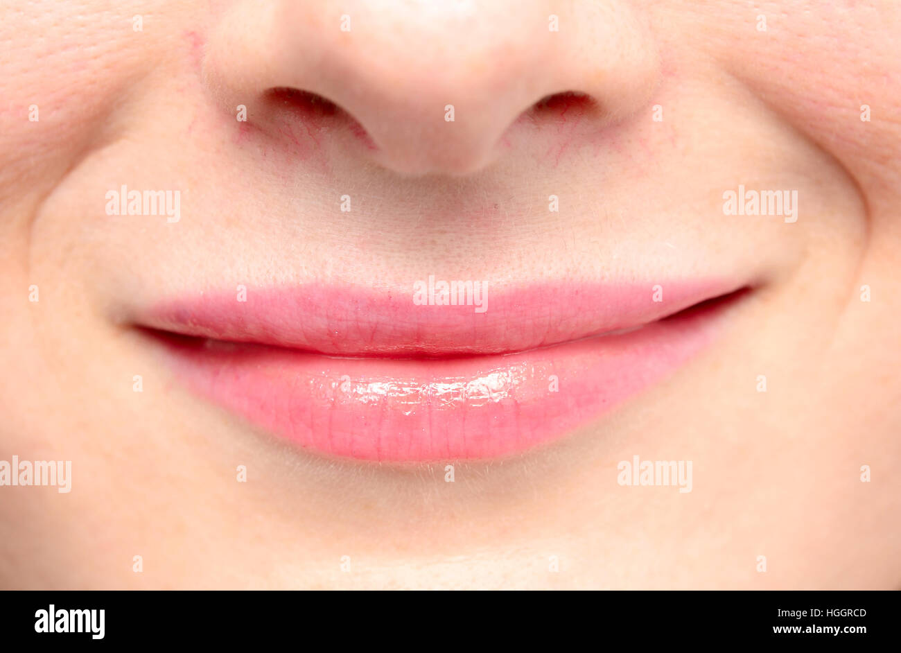 laughing young woman face Stock Photo - Alamy