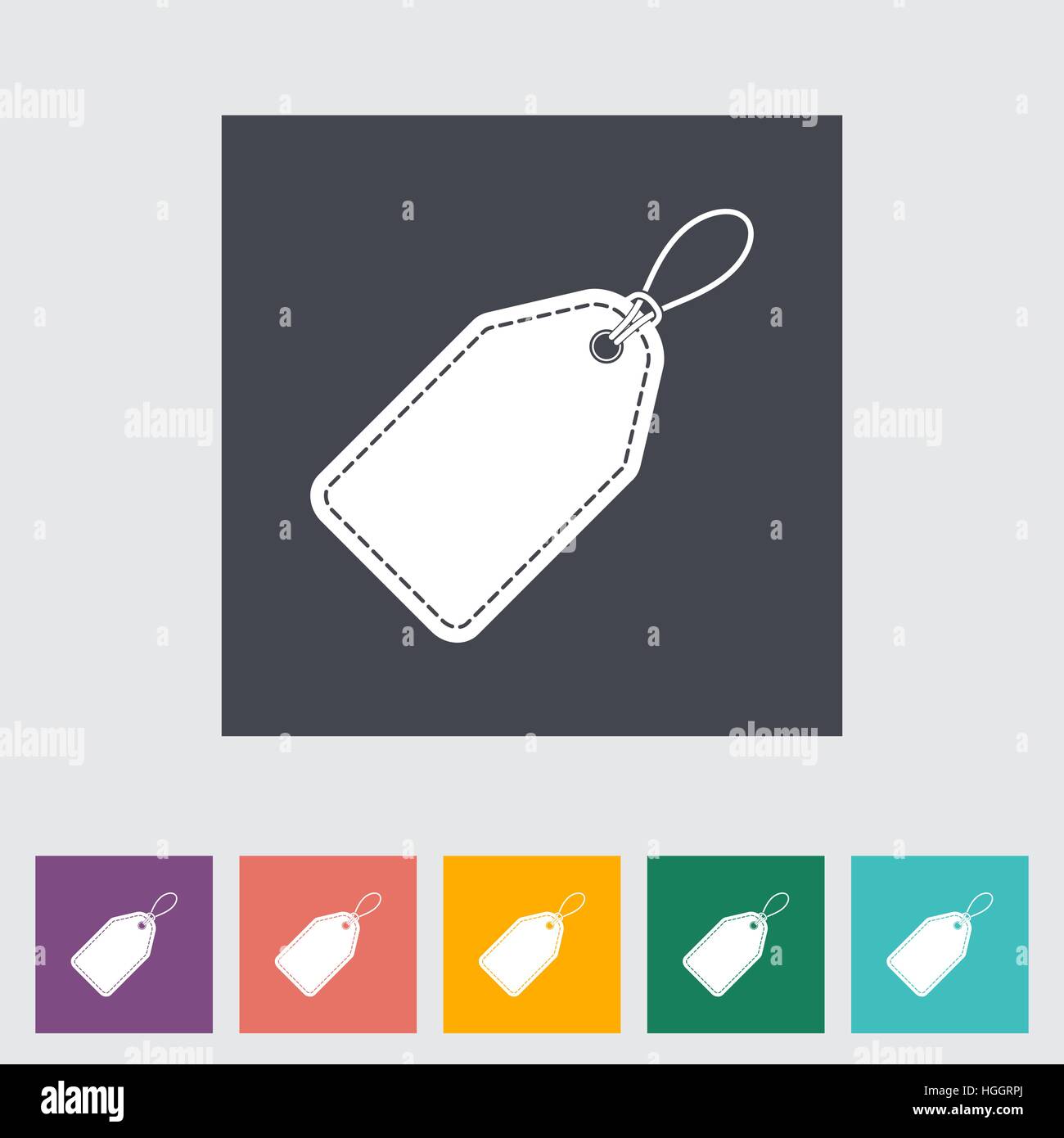 Label flat icon. Vector illustration Stock Vector Image & Art - Alamy