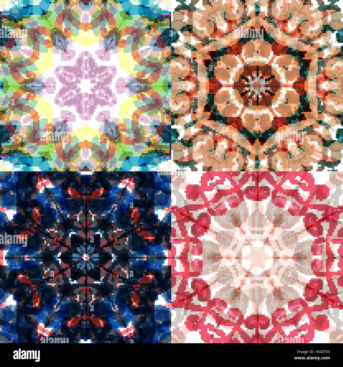 Patchwork patterns Stock Vector Images - Alamy