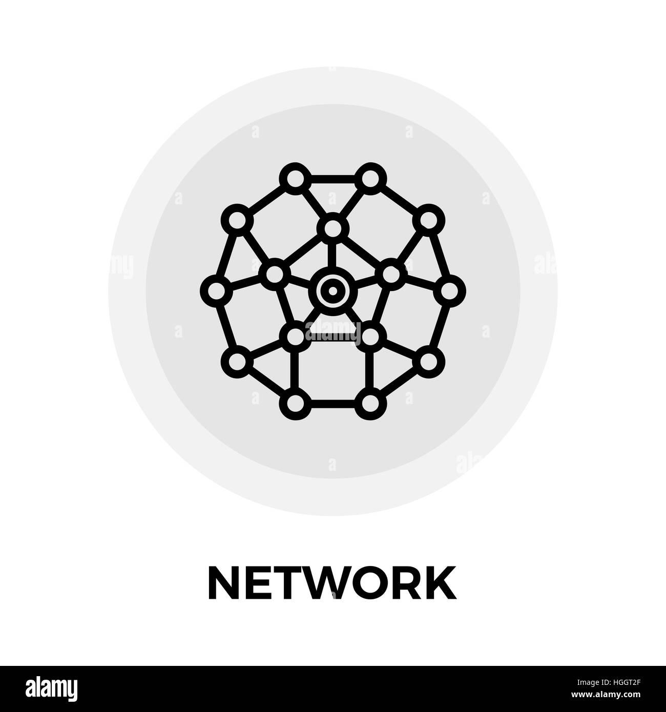 Network icon vector. Flat icon isolated on the white background ...