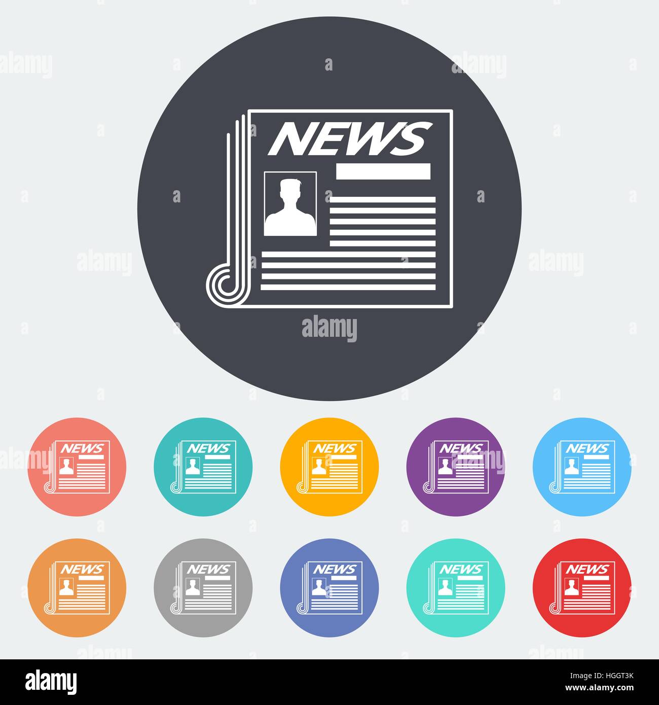 Printed on newsprint Stock Vector Images - Alamy