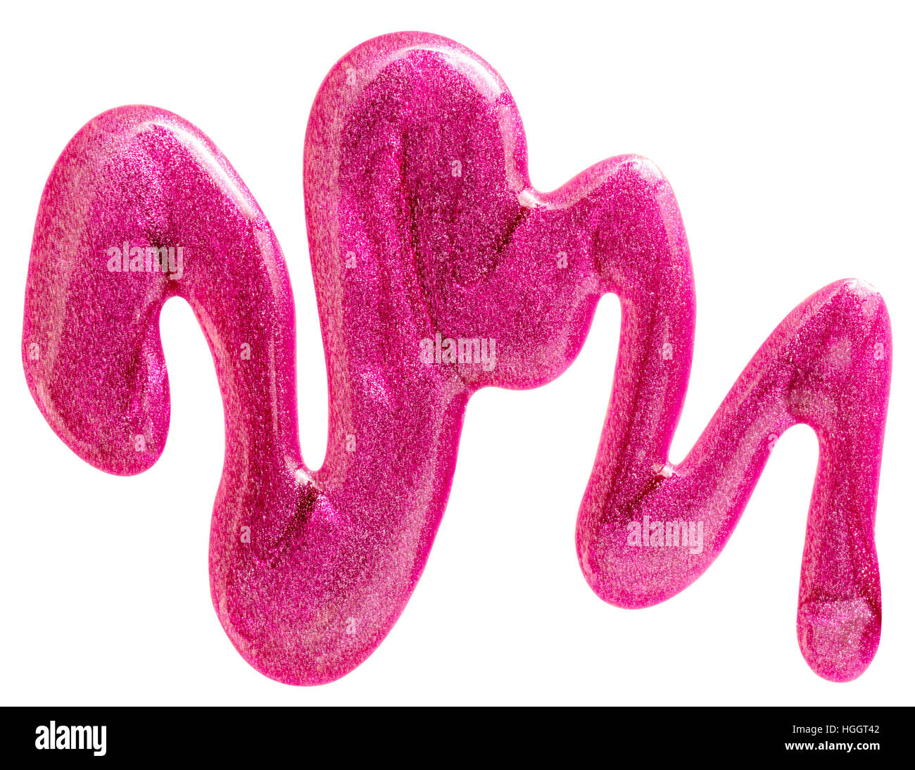 Spilled purple paint isolated on hi-res stock photography and images ...