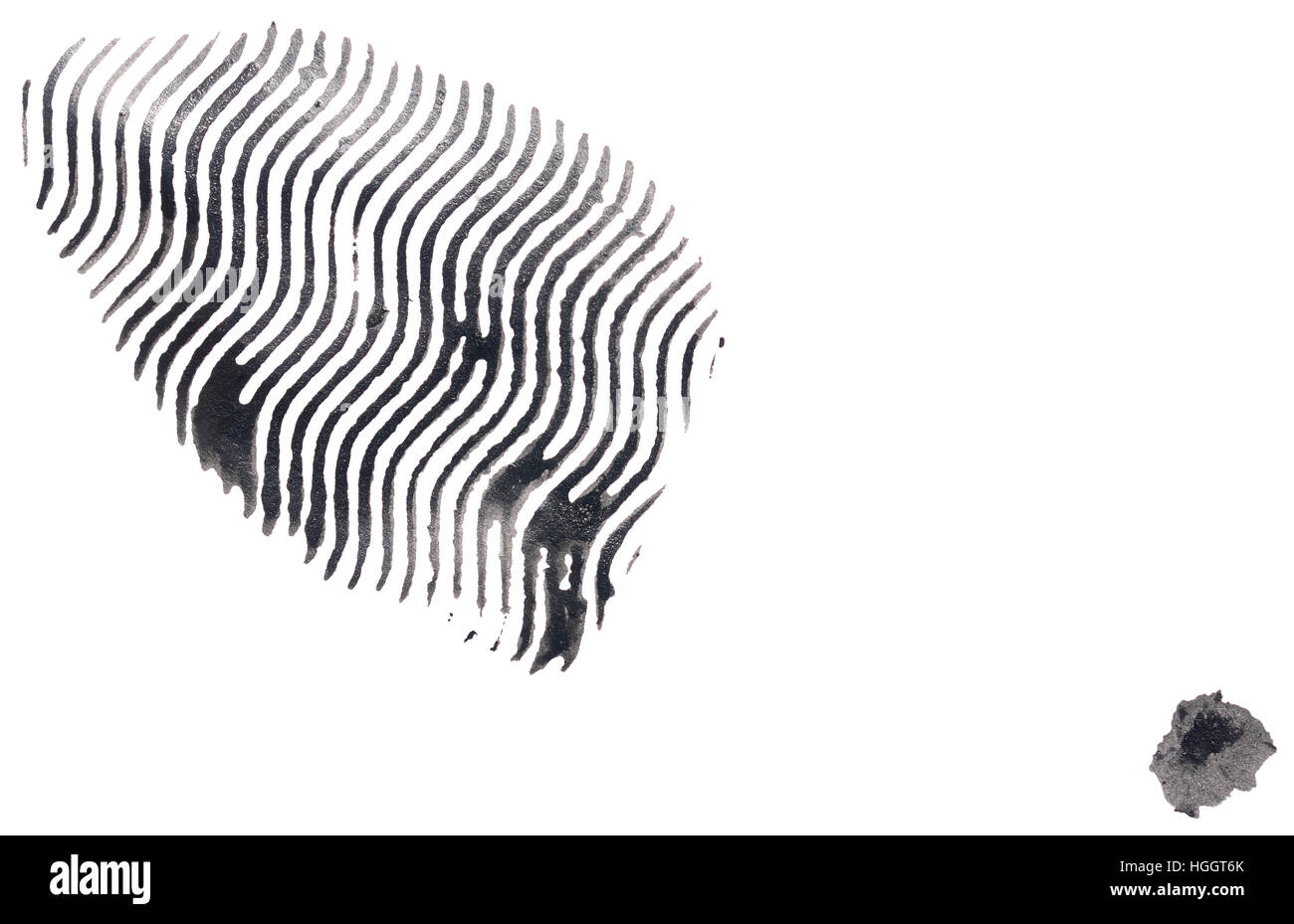 black print isolated on a white Stock Photo - Alamy