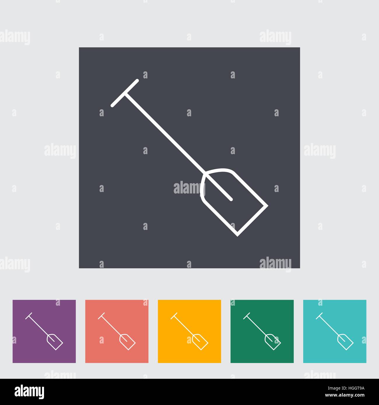 Long paddle Stock Vector Images - Alamy