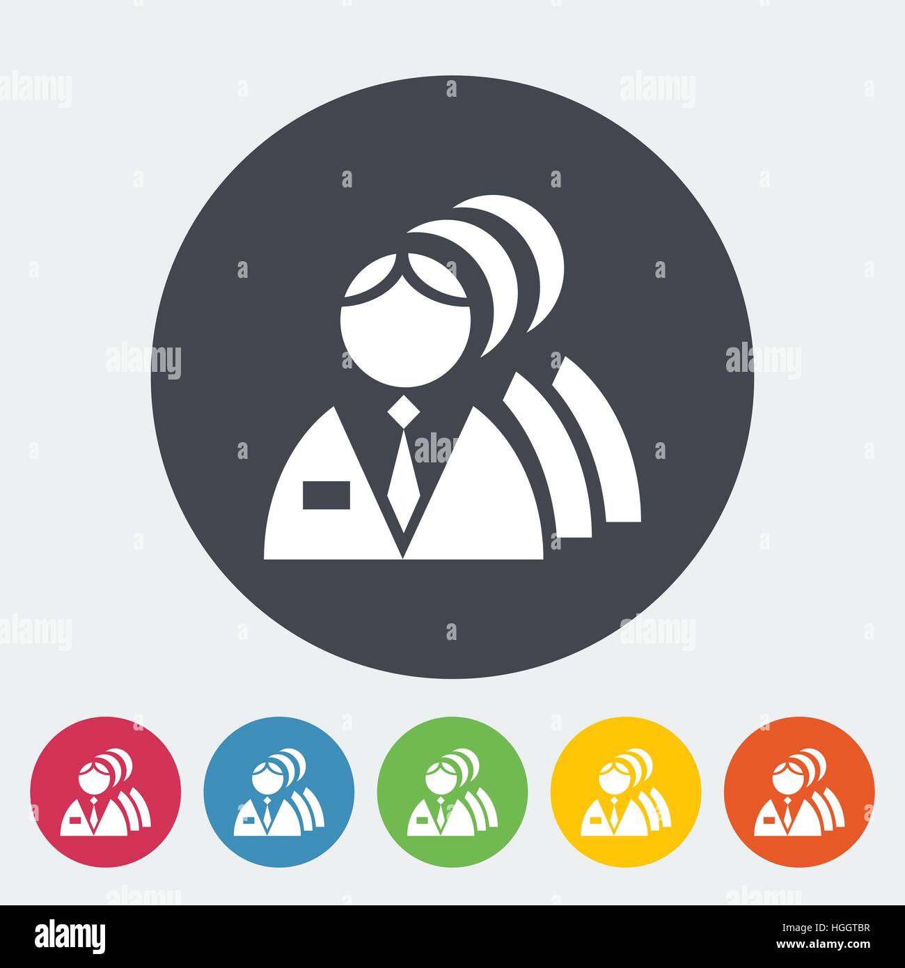 Head shot social Stock Vector Images - Alamy