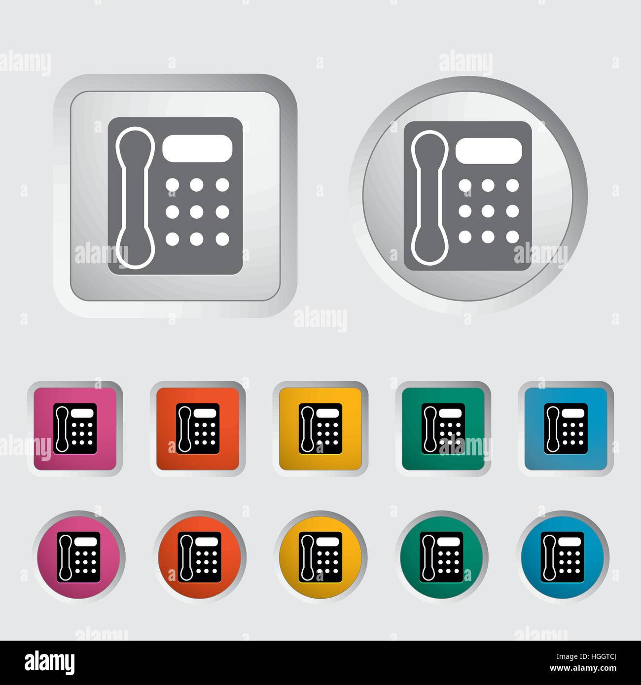 Office phone icon. Vector illustration Stock Vector Image & Art - Alamy