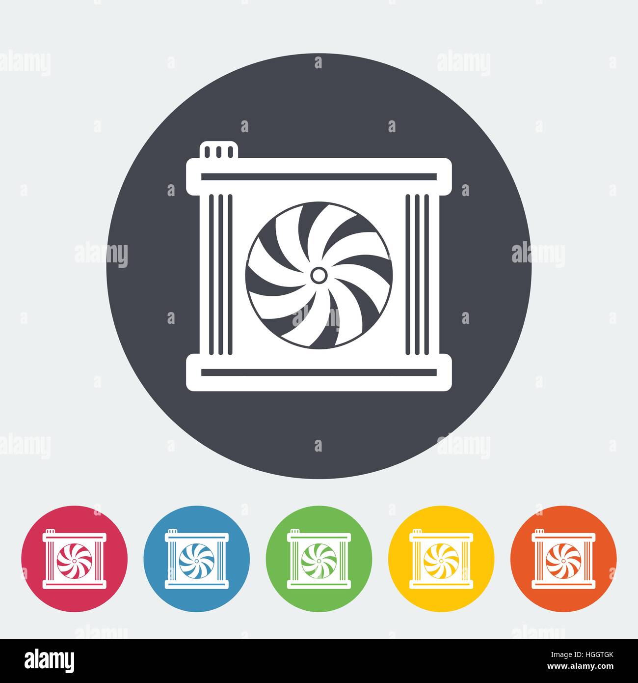 Car radiator cooler Stock Vector Images - Alamy