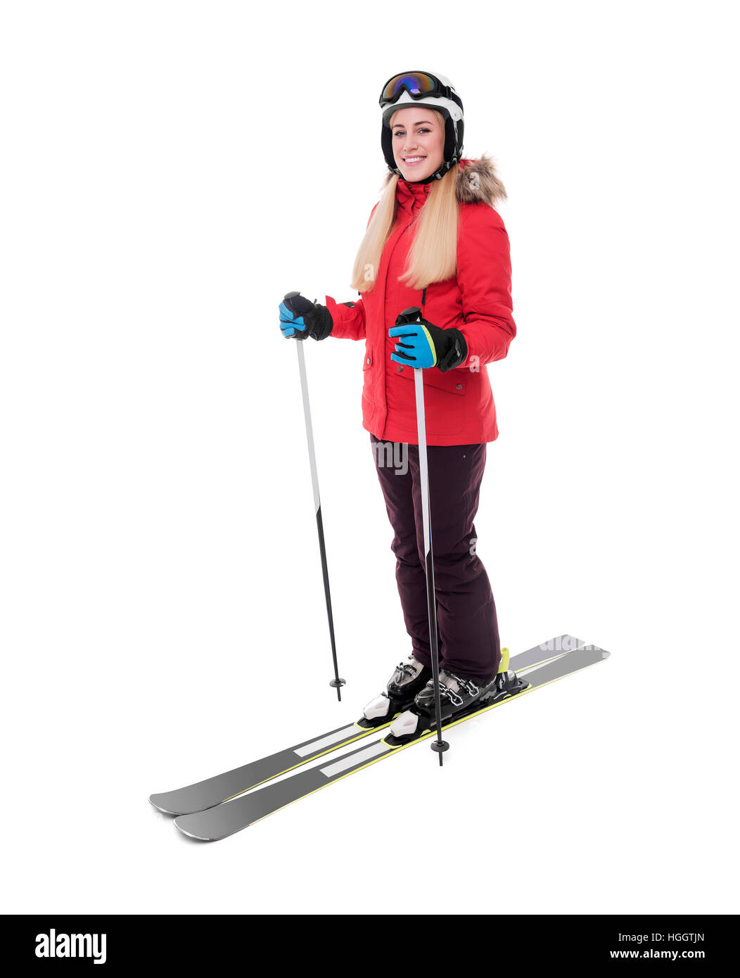 Skier rides hi-res stock photography and images - Alamy