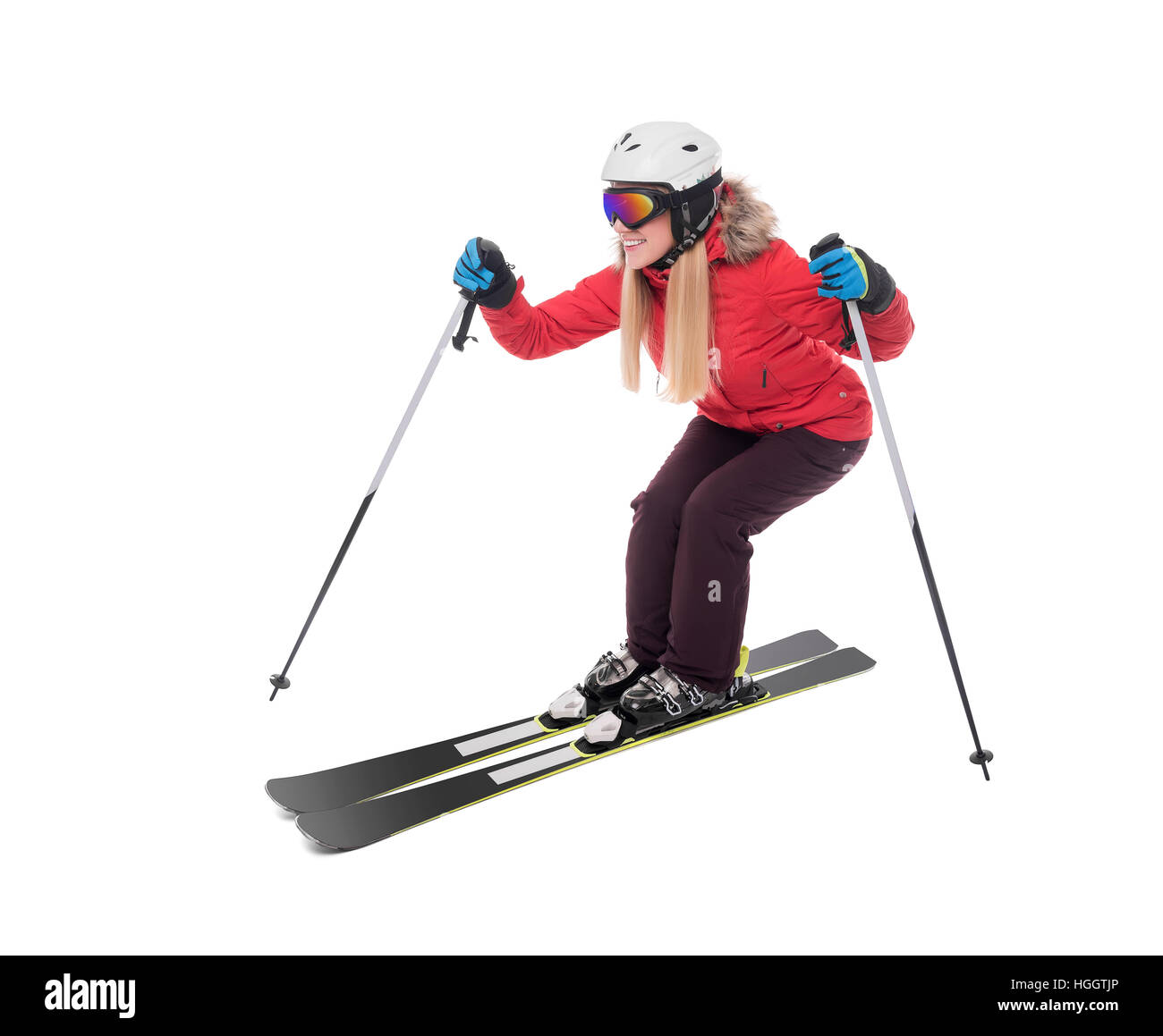 Blonde Skier High Resolution Stock Photography and Images - Alamy