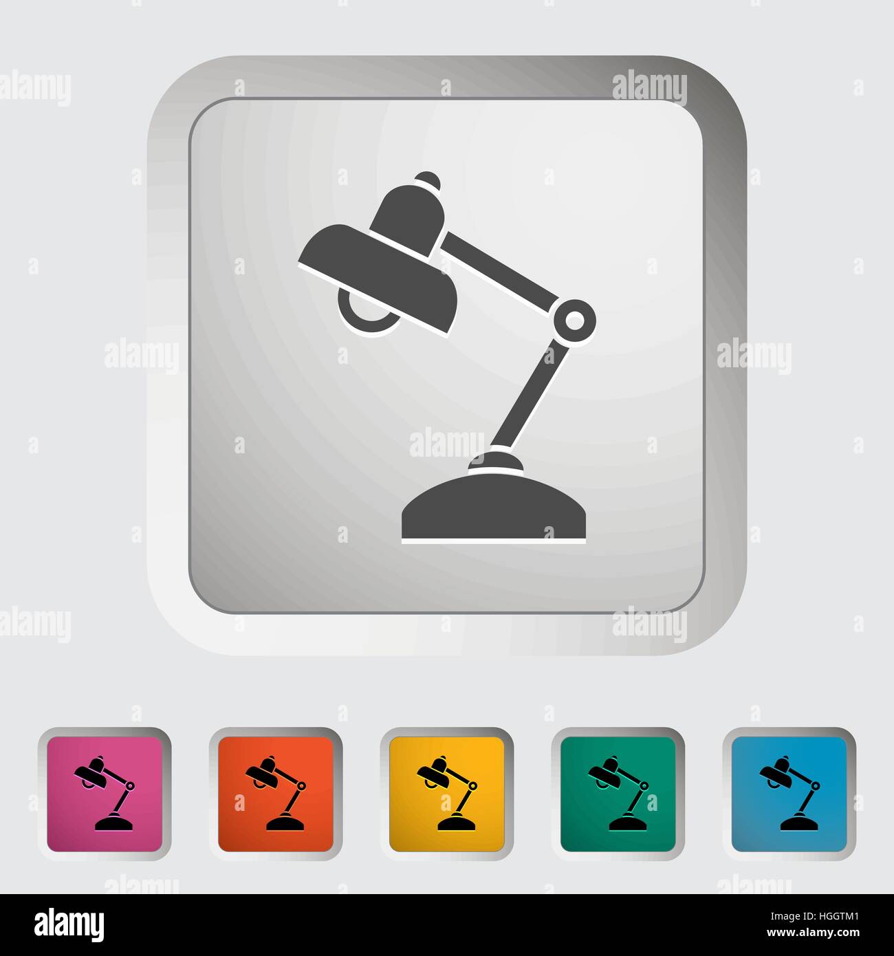 Reading-lamp. Single icon. Vector illustration Stock Vector Image & Art ...