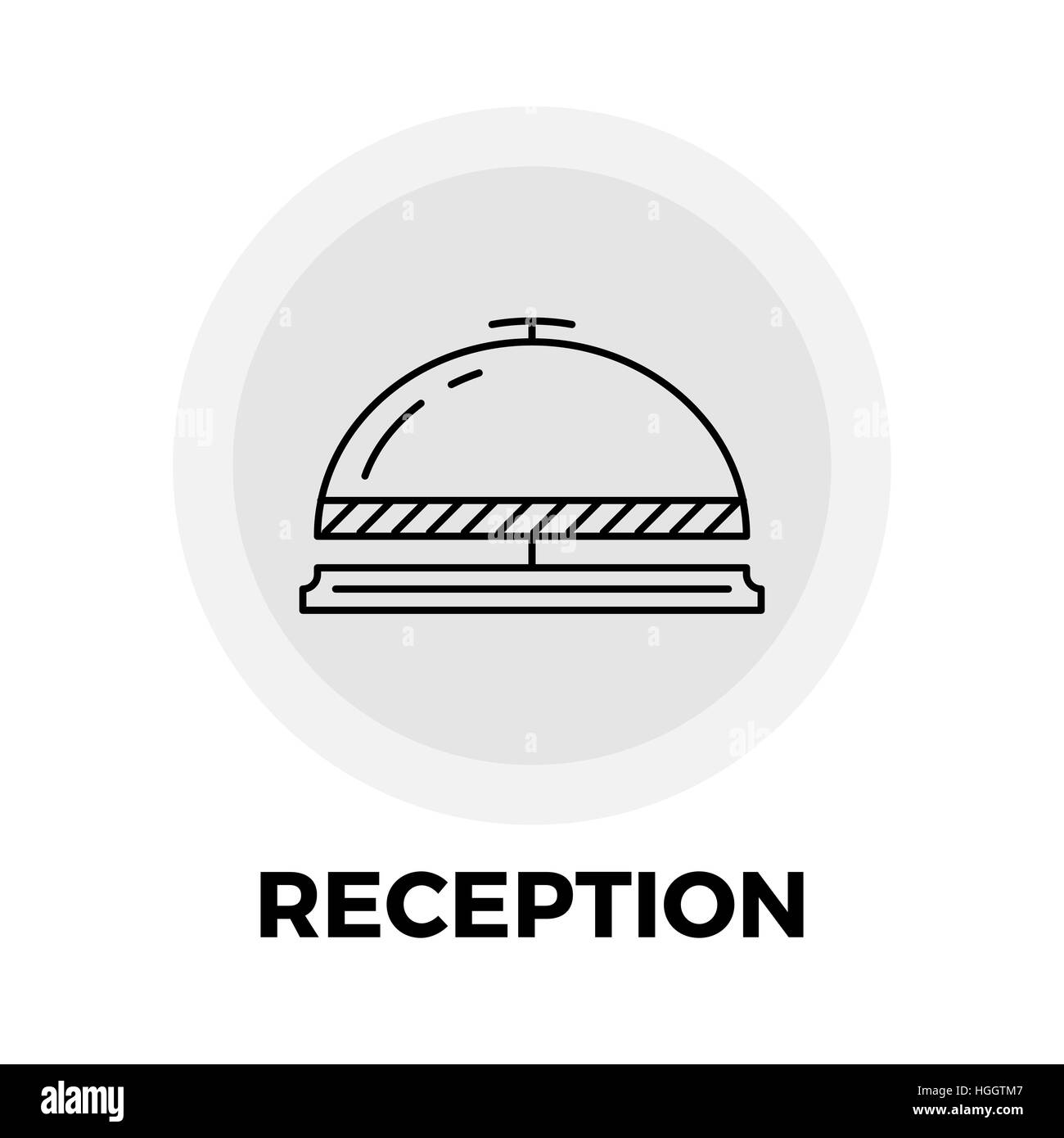 Reception Icon Vector. Reception Icon Flat. Reception Icon Image ...