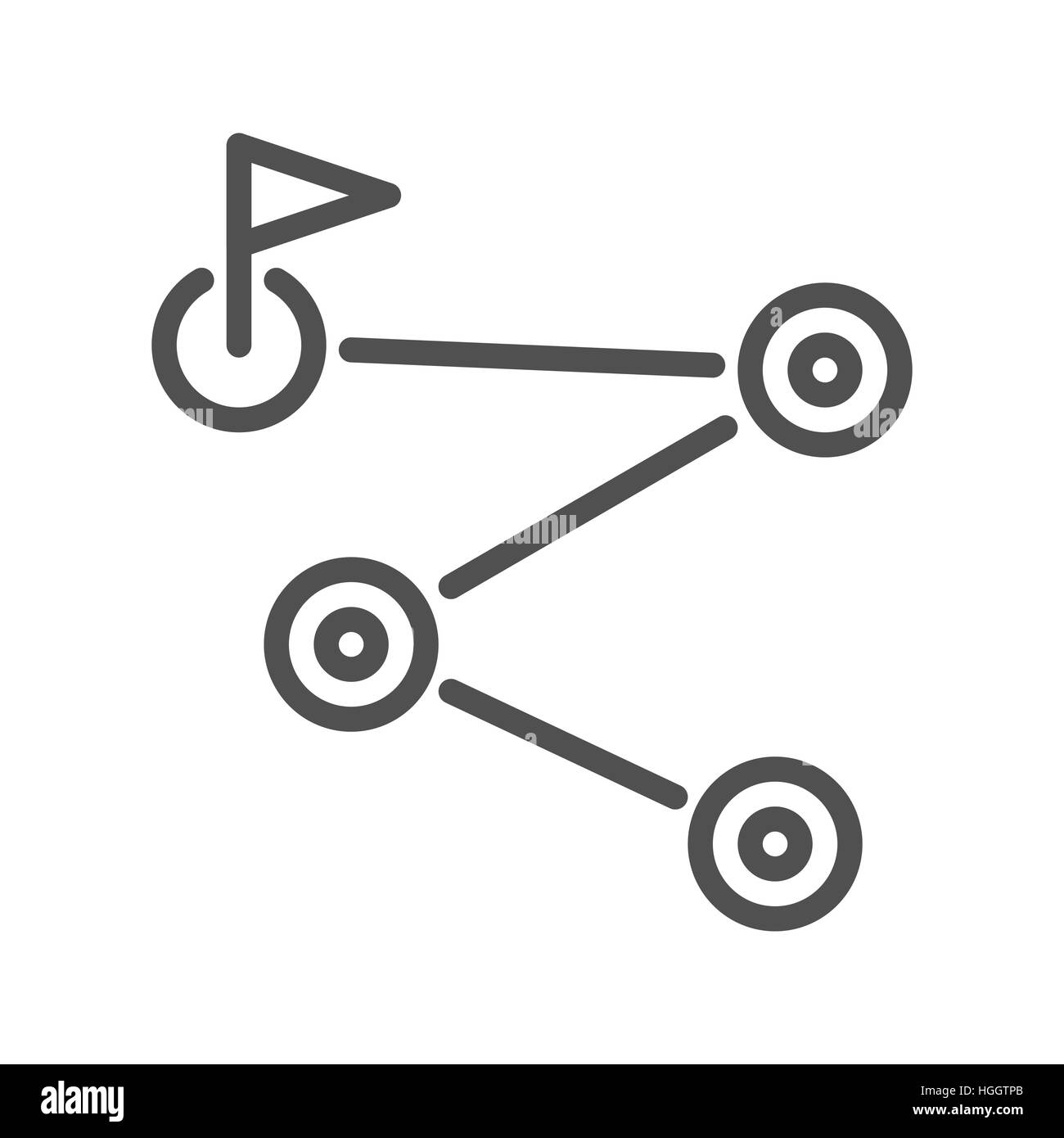 Route planner concept map hi-res stock photography and images - Alamy