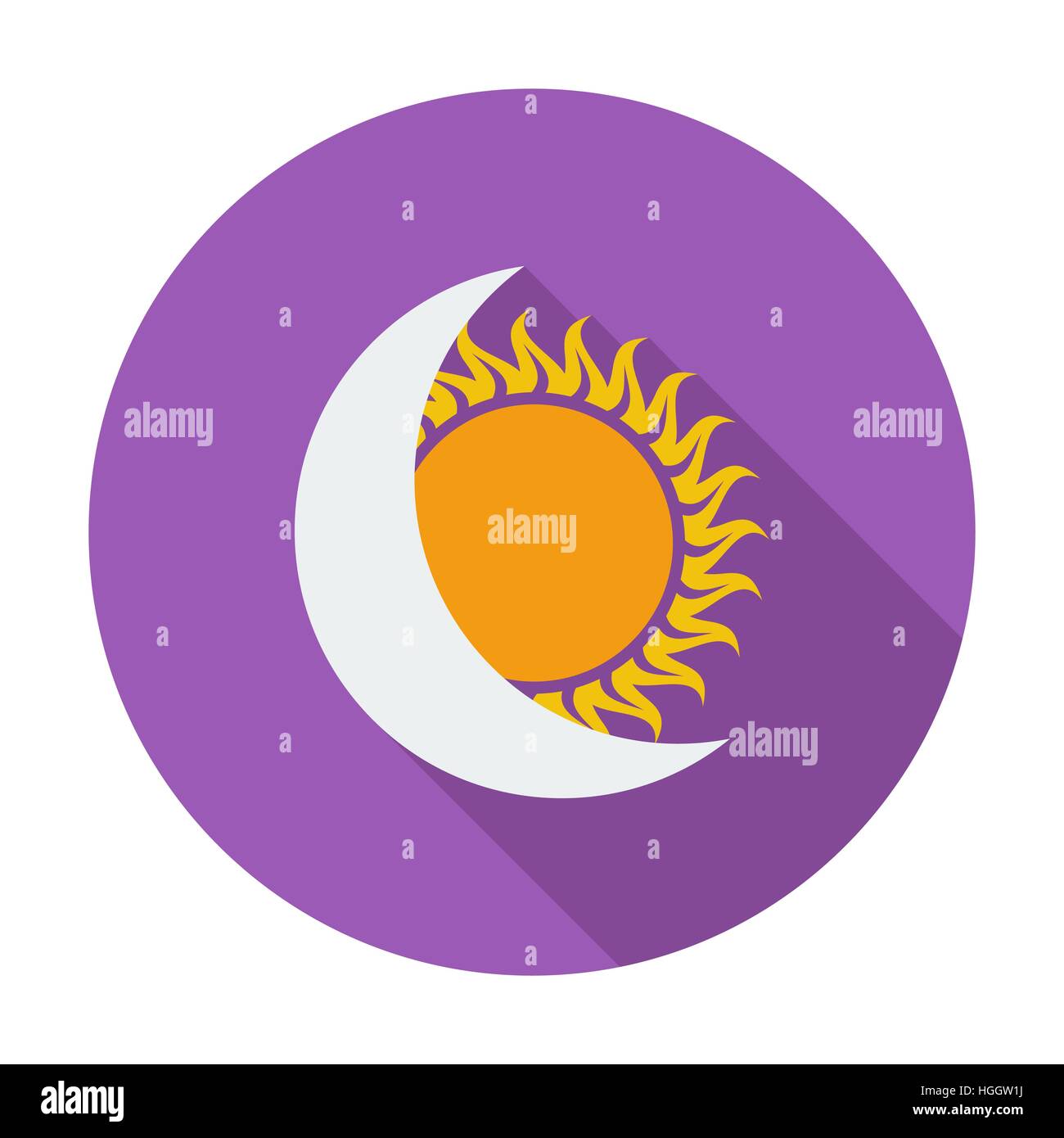 New moon solar eclipse Cut Out Stock Images & Pictures - Alamy