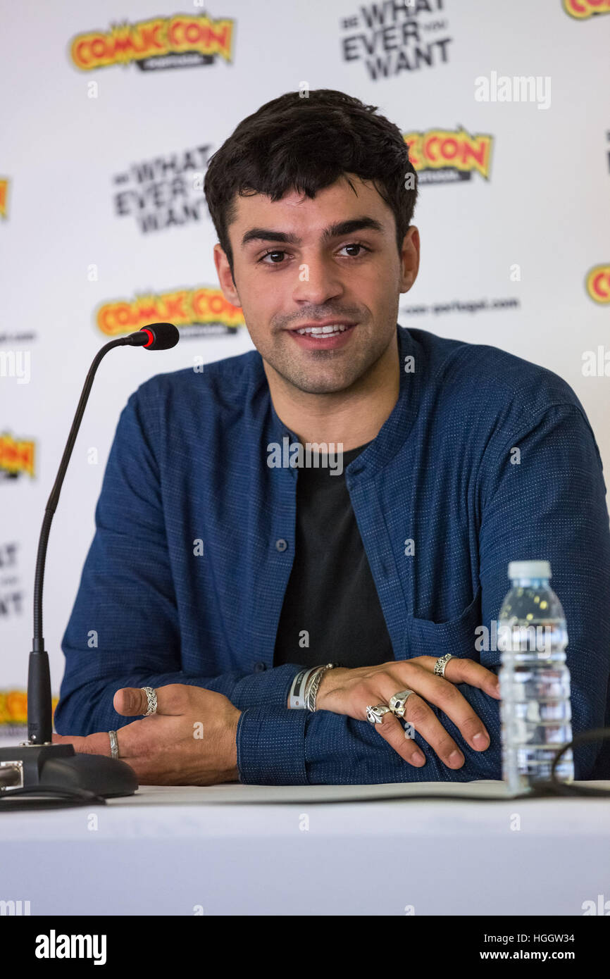 Sean Teale attends a press conference at Comic Con Portugal 2016 - Day ...
