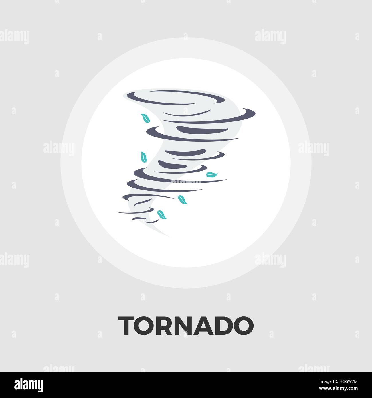 Tornado icon vector. Flat icon isolated on the white background ...
